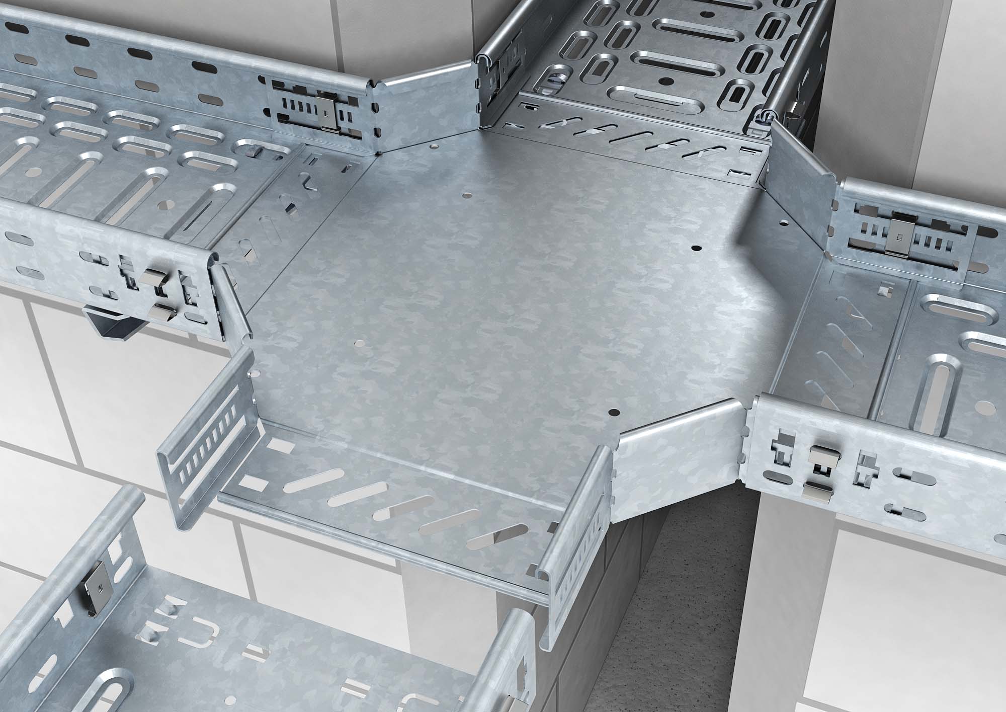 Less is more: Standardised fittings for all OBO cable trays | OBO