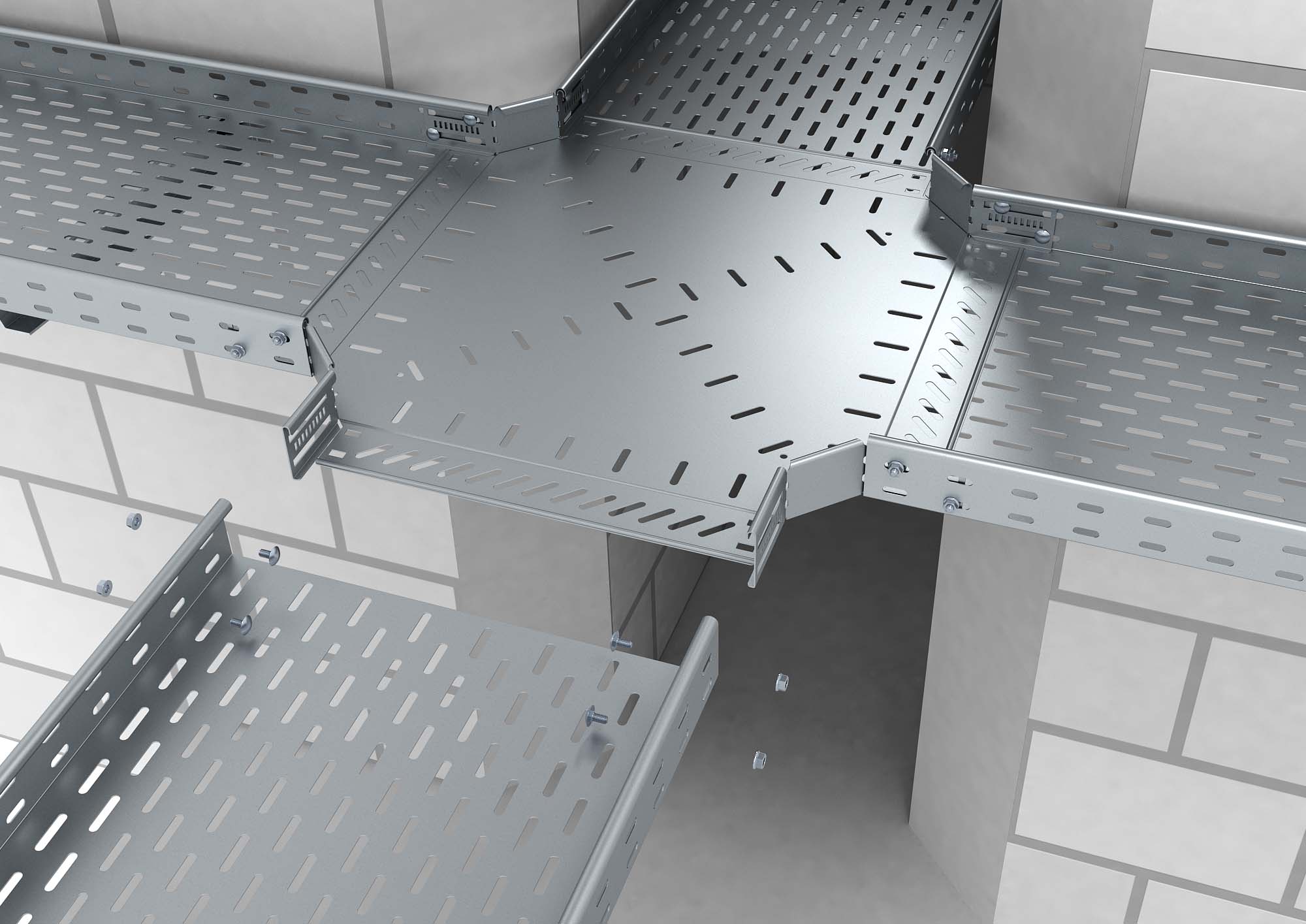 Less is more: Standardised fittings for all OBO cable trays | OBO