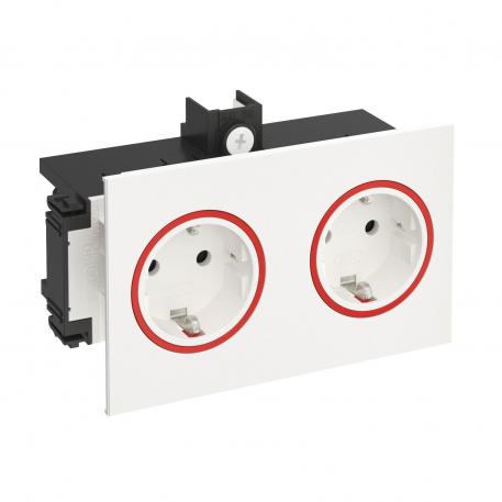 Trunking socket, double | OBO