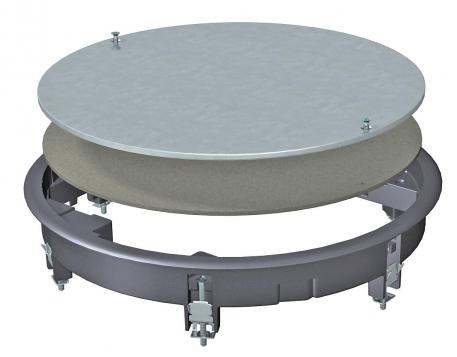 Inspection cover for dry-cleaned floors | OBO