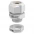 Divisible cable gland, seal insert, 1 cable, light grey 1 | | M25 x 1,5 ...