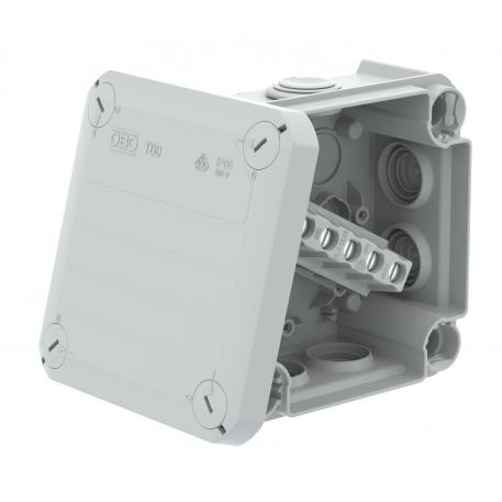 Junction box T 60, plug-in seal, terminal strip 100x100x48 | 7 | IP66 ...