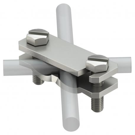 Diagonal clamp for flat conductors and round conductors A2 | OBO