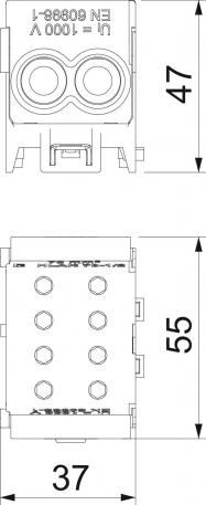 Main branch terminal, 1-pole | OBO