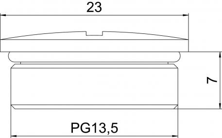 Screw plug, PG thread | OBO