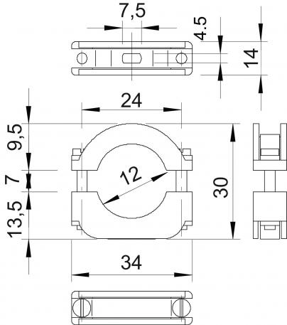 Lightning ISO clip | OBO