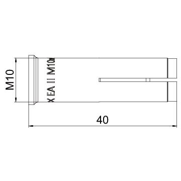 Drop-in anchor for multiple fastening G | OBO
