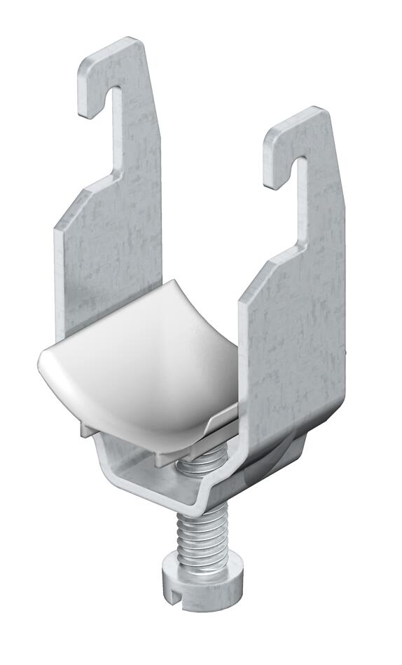 Clamp clip, single, ALU plastic pressure trough | OBO