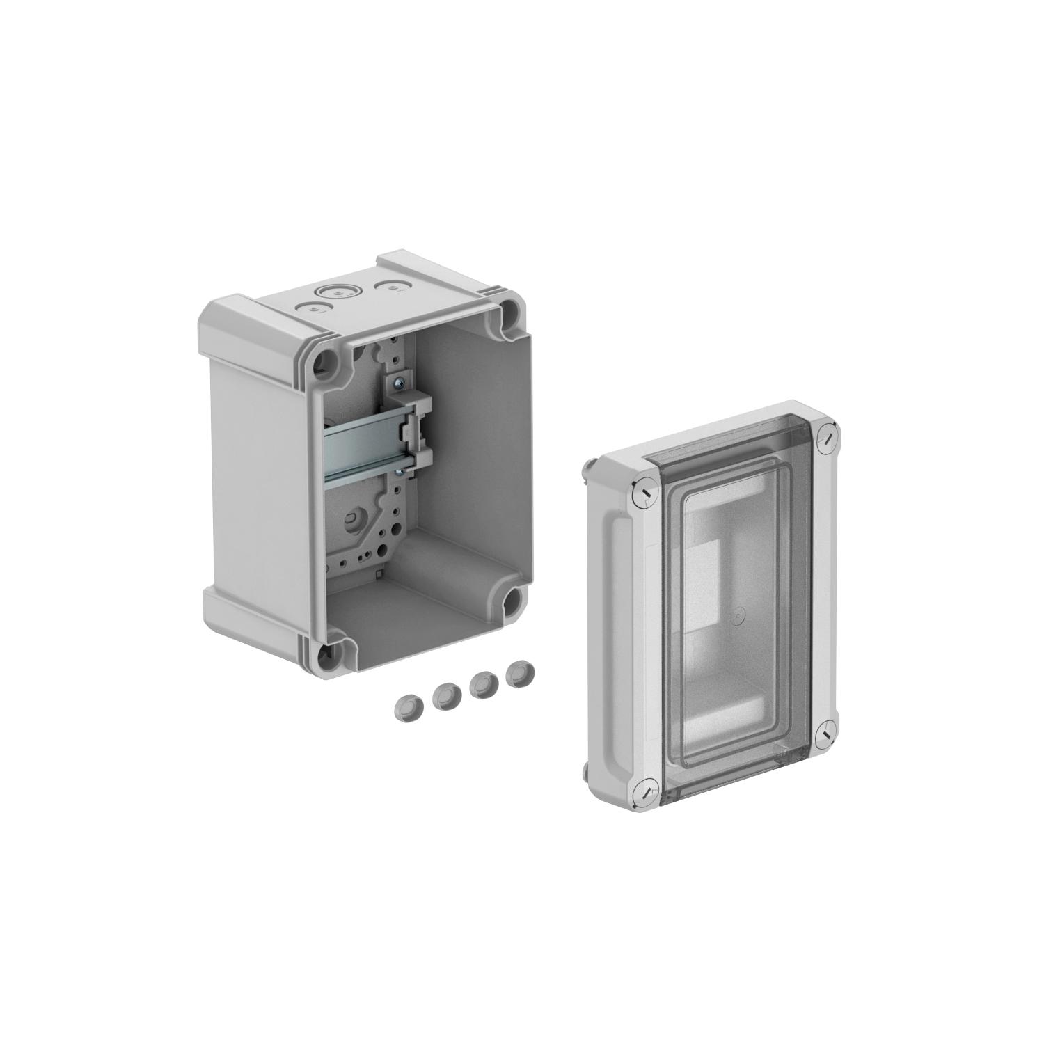 Distribution box, 3 division units, empty, polystyrene 191 | 151 | 126 ...