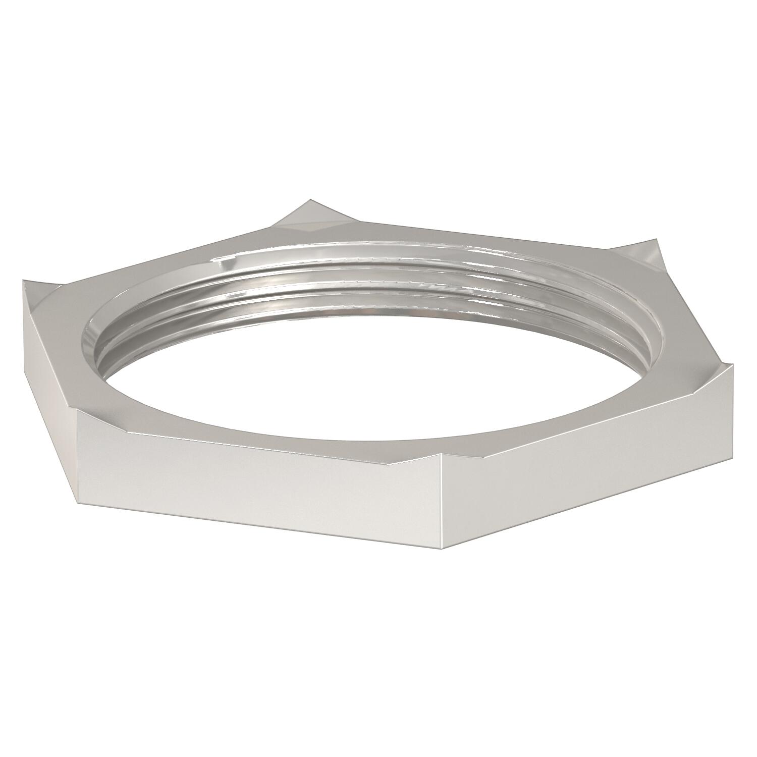 Locknut, metric thread with cutting teeth M63_x_1,5 | 70 | OBO