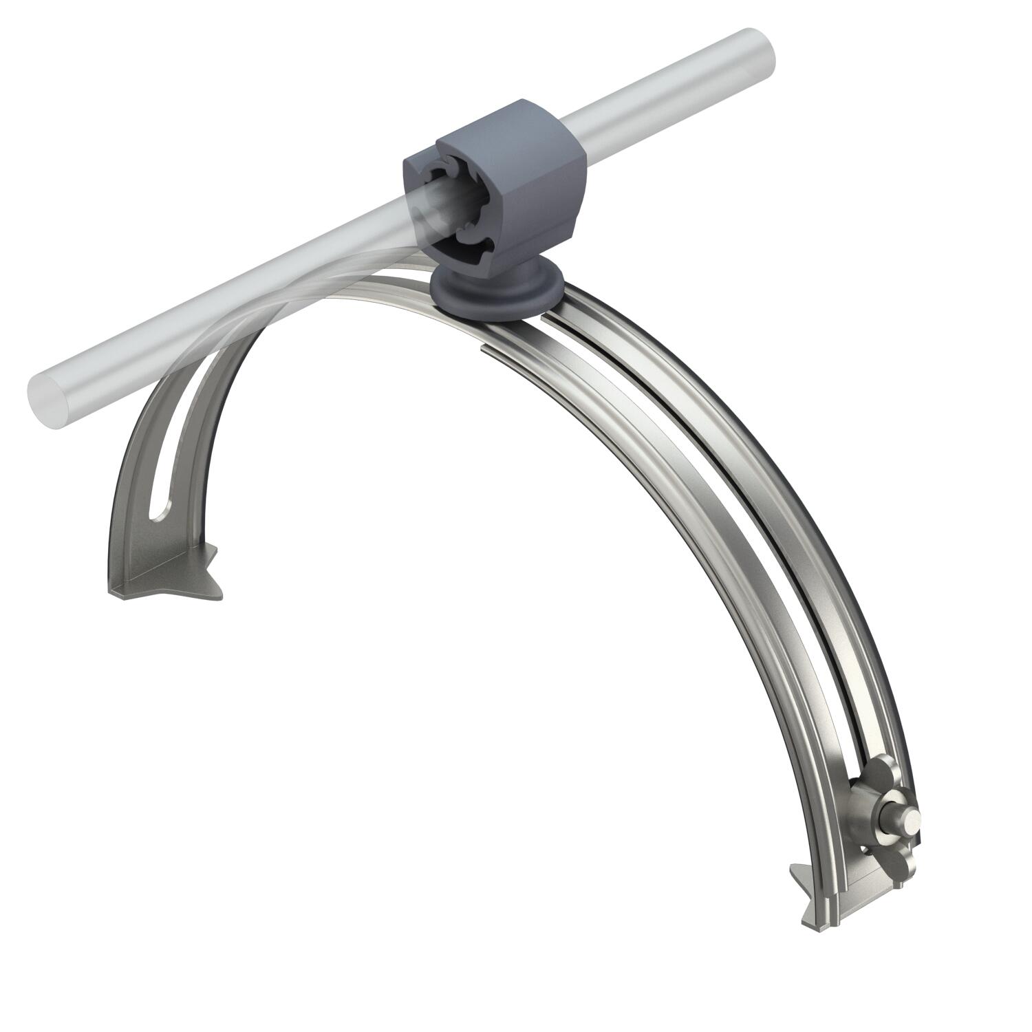 Roof conductor holder for ridge tiles, 185−260 mm, Rd 8–10, A2 20 | Rd ...