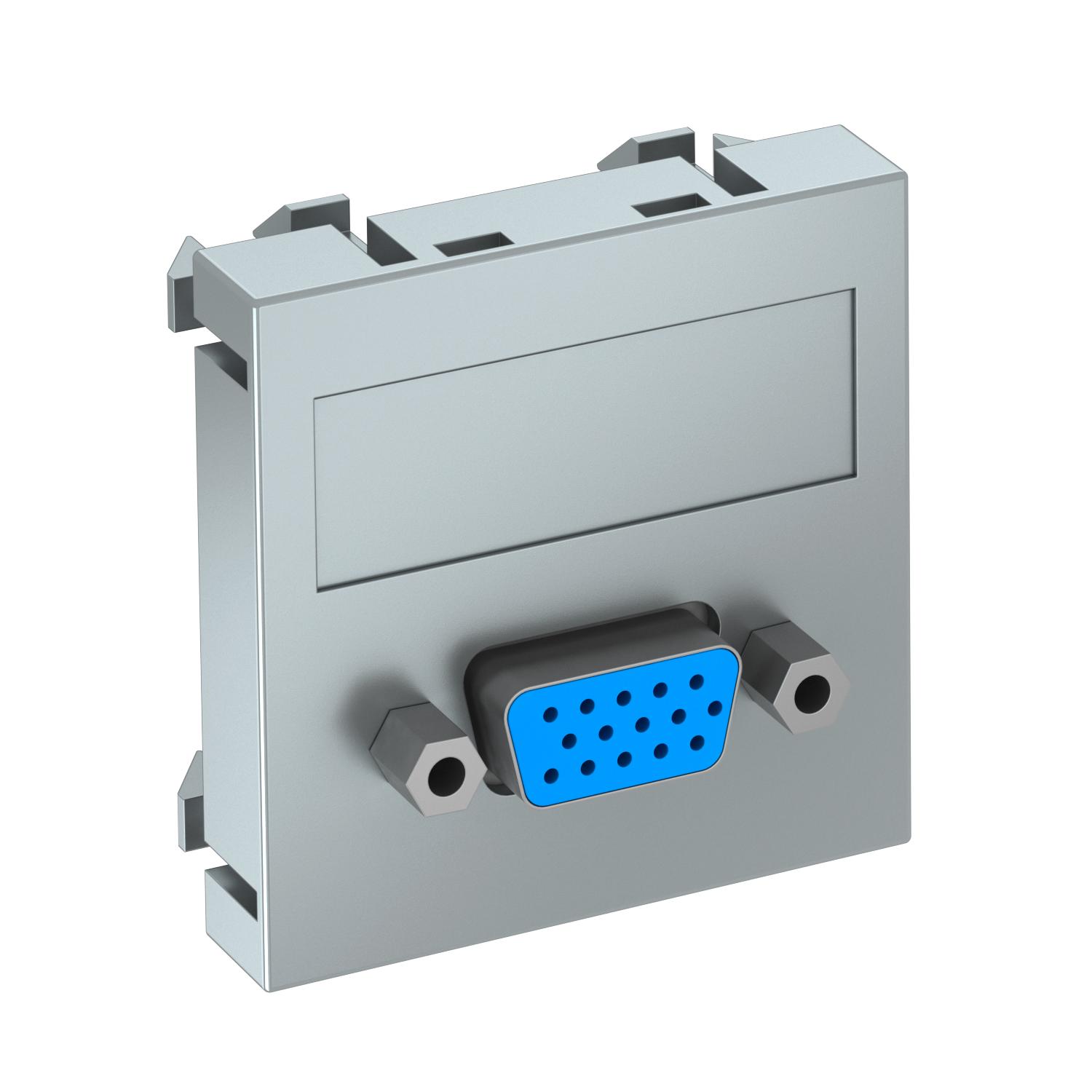 Vga Connection 1 Module Straight Outlet As Screw Connection Obo