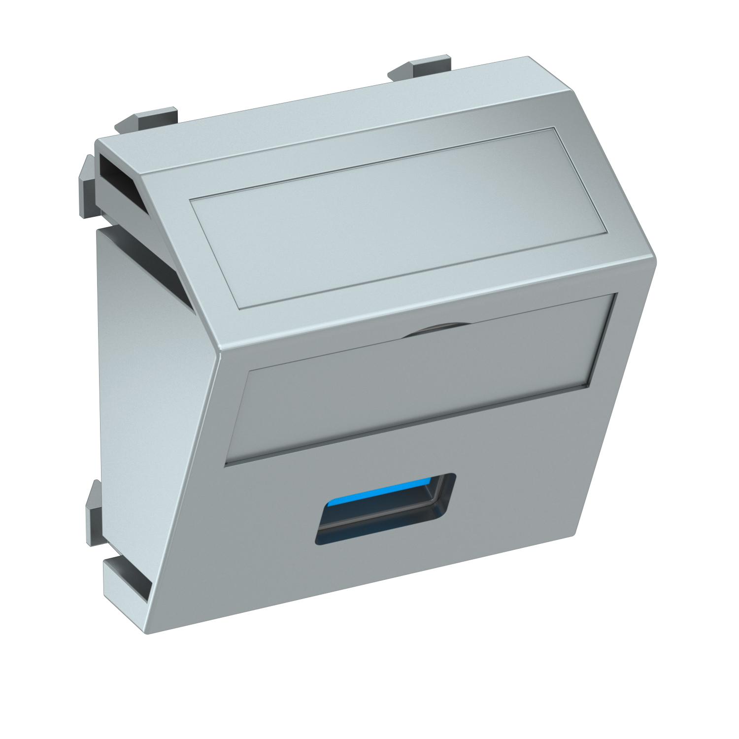 Usb 2 0 3 0 Connection 1 Module Slanting Outlet As Screw Connection Obo