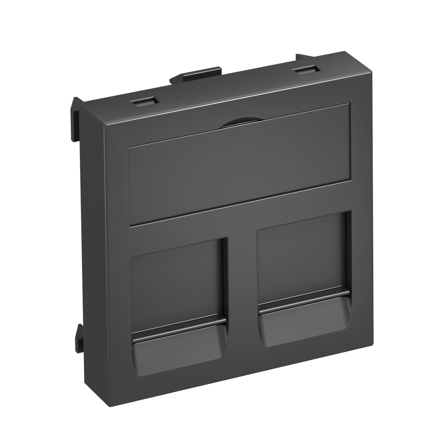 Data Technology Support 1 Module Straight Outlet Type F Obo