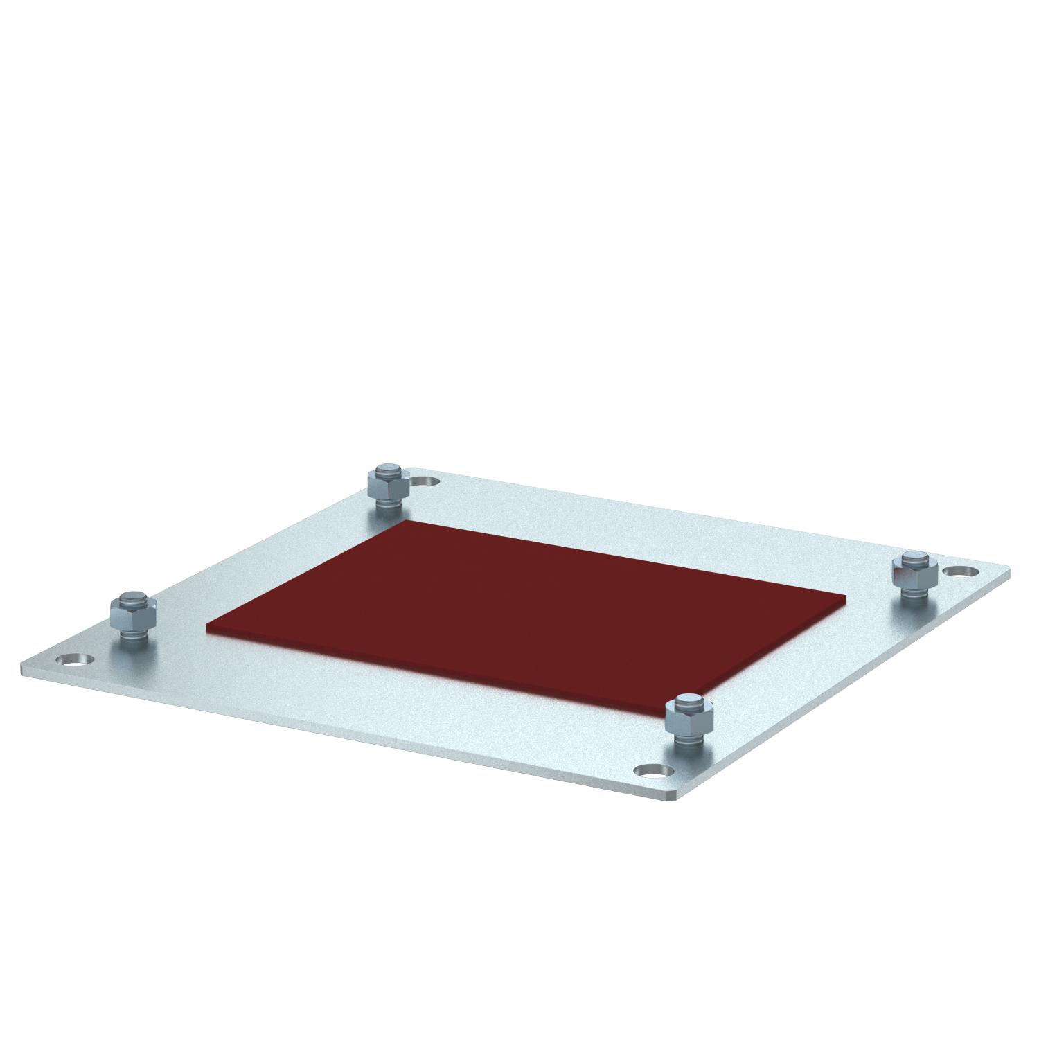 Contraplaca derivación en T zinc | OBO