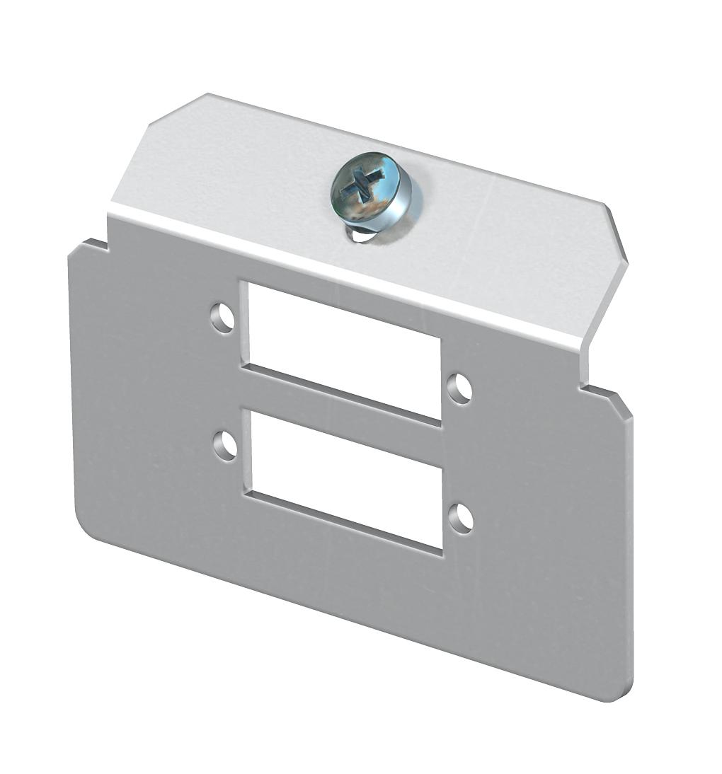 Support plate 2 x type L for mounting support | OBO