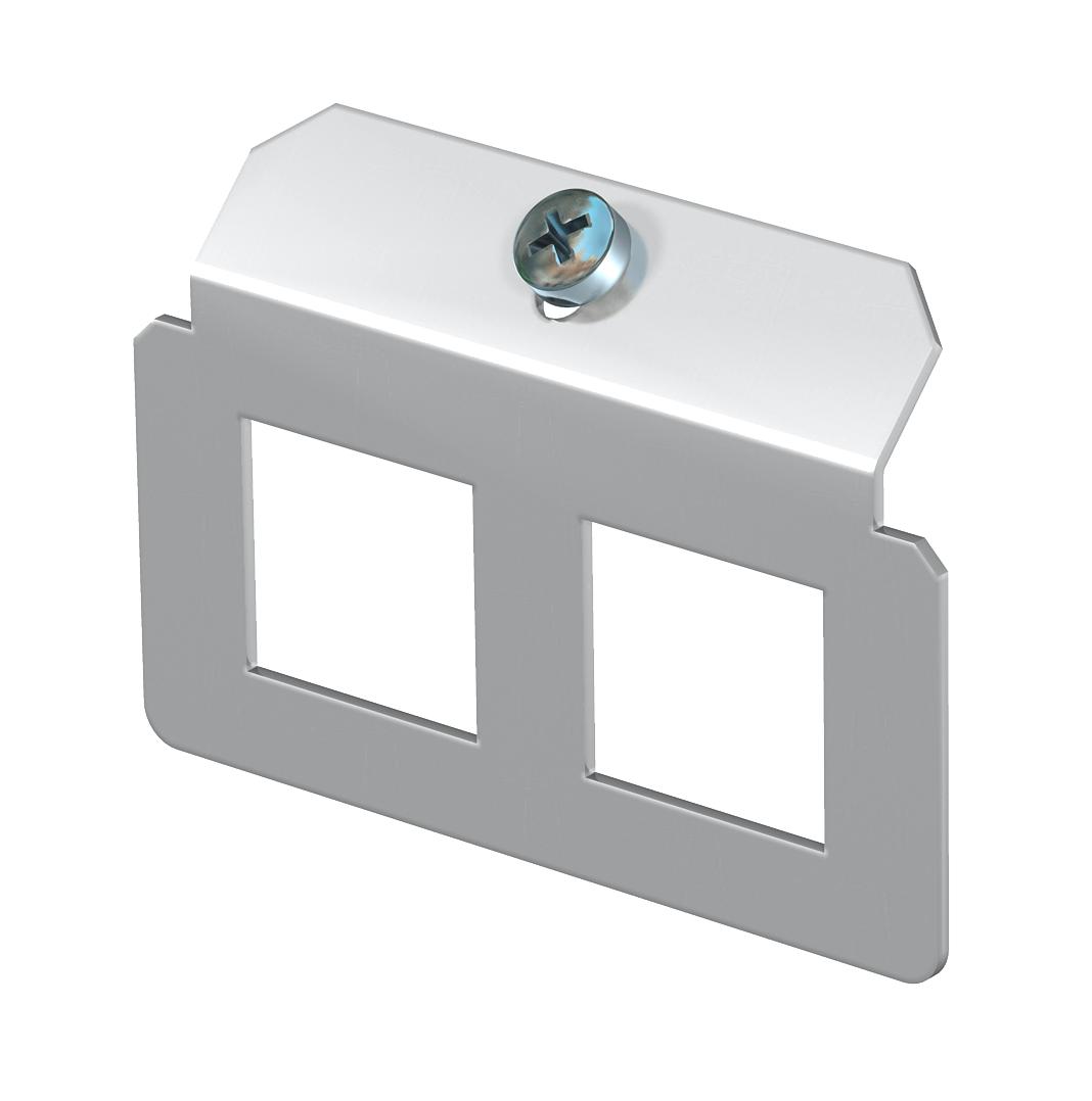 Support plate 2 x type P for mounting support | OBO