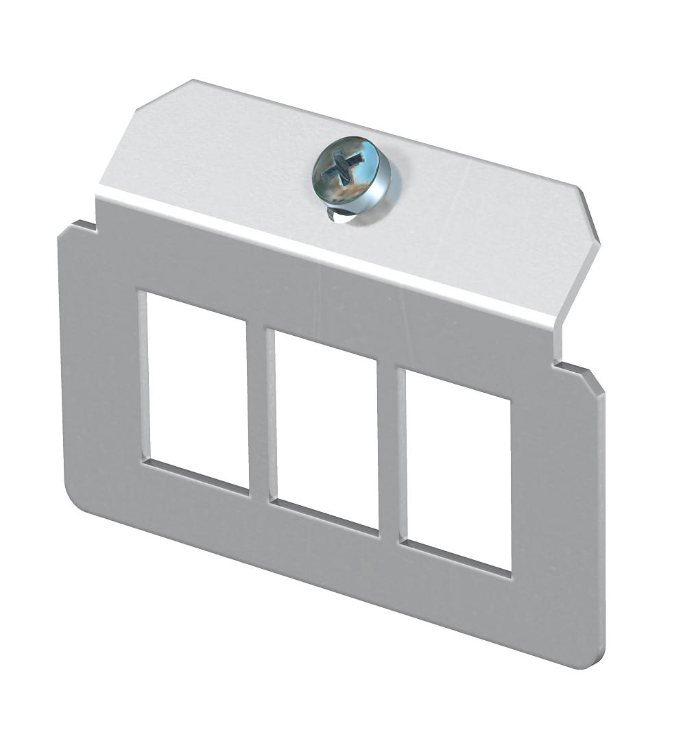 Support plate 3 x type A for mounting support | OBO