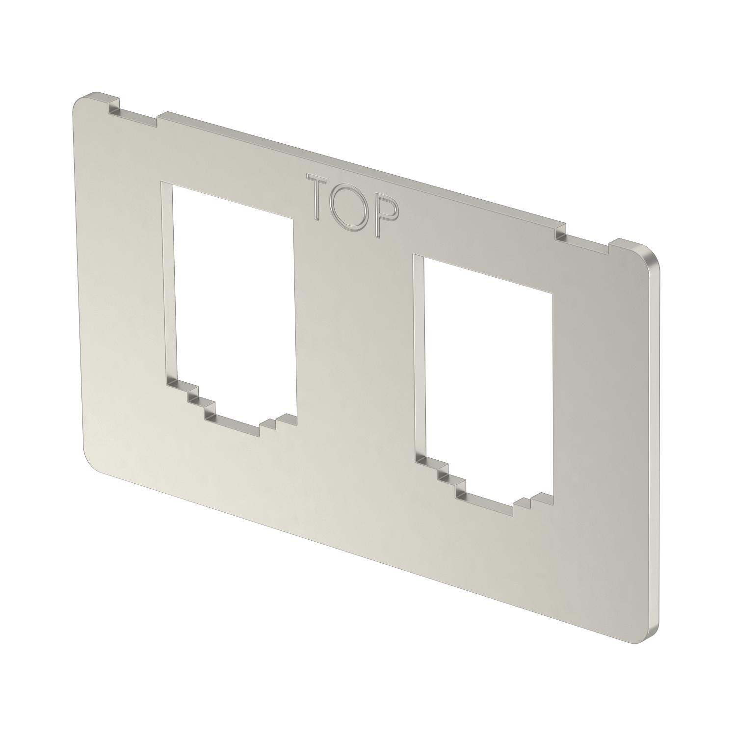 Support plate 2 x type B for mounting support | OBO