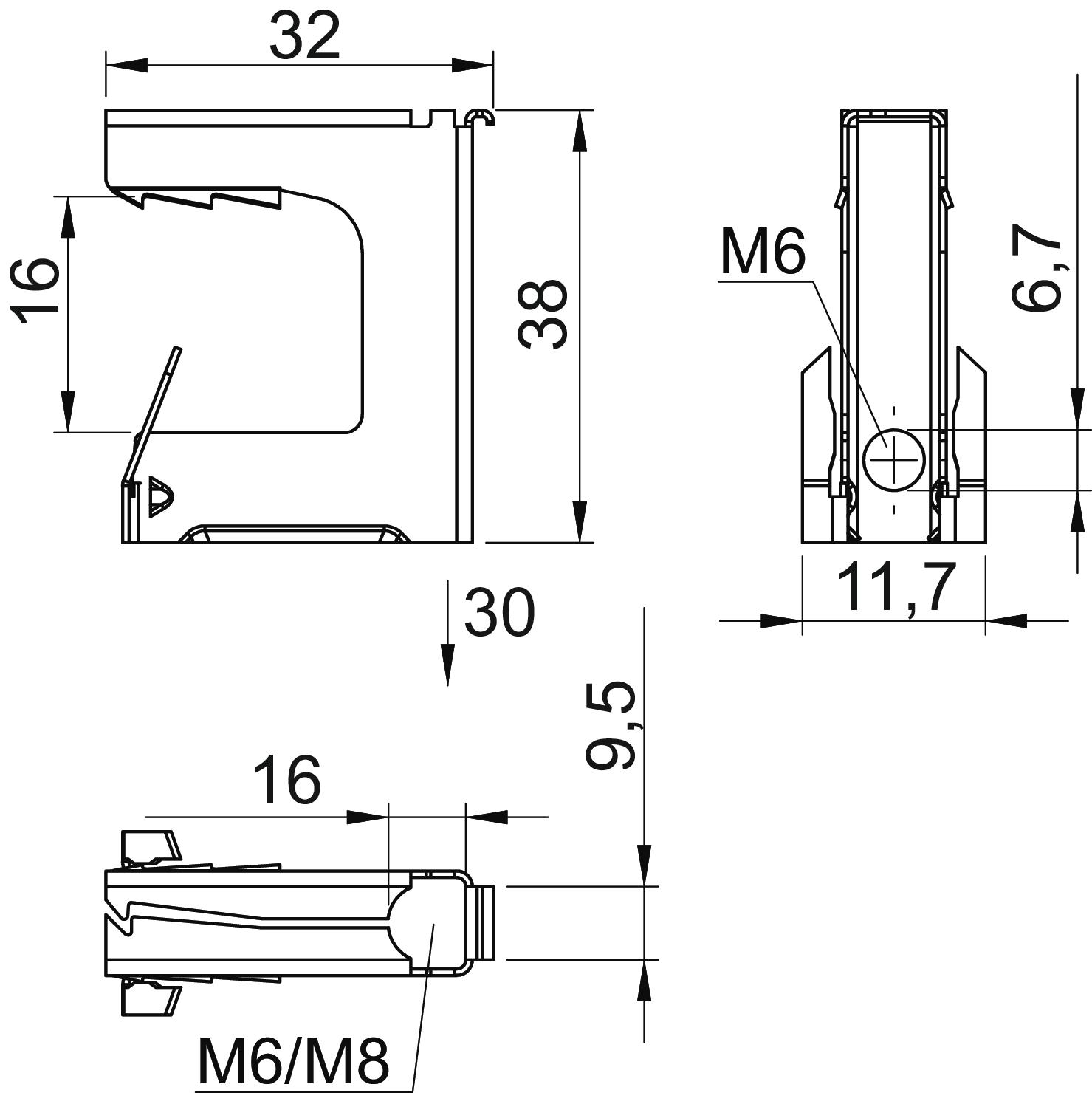Beam clamp, multifunctional | OBO