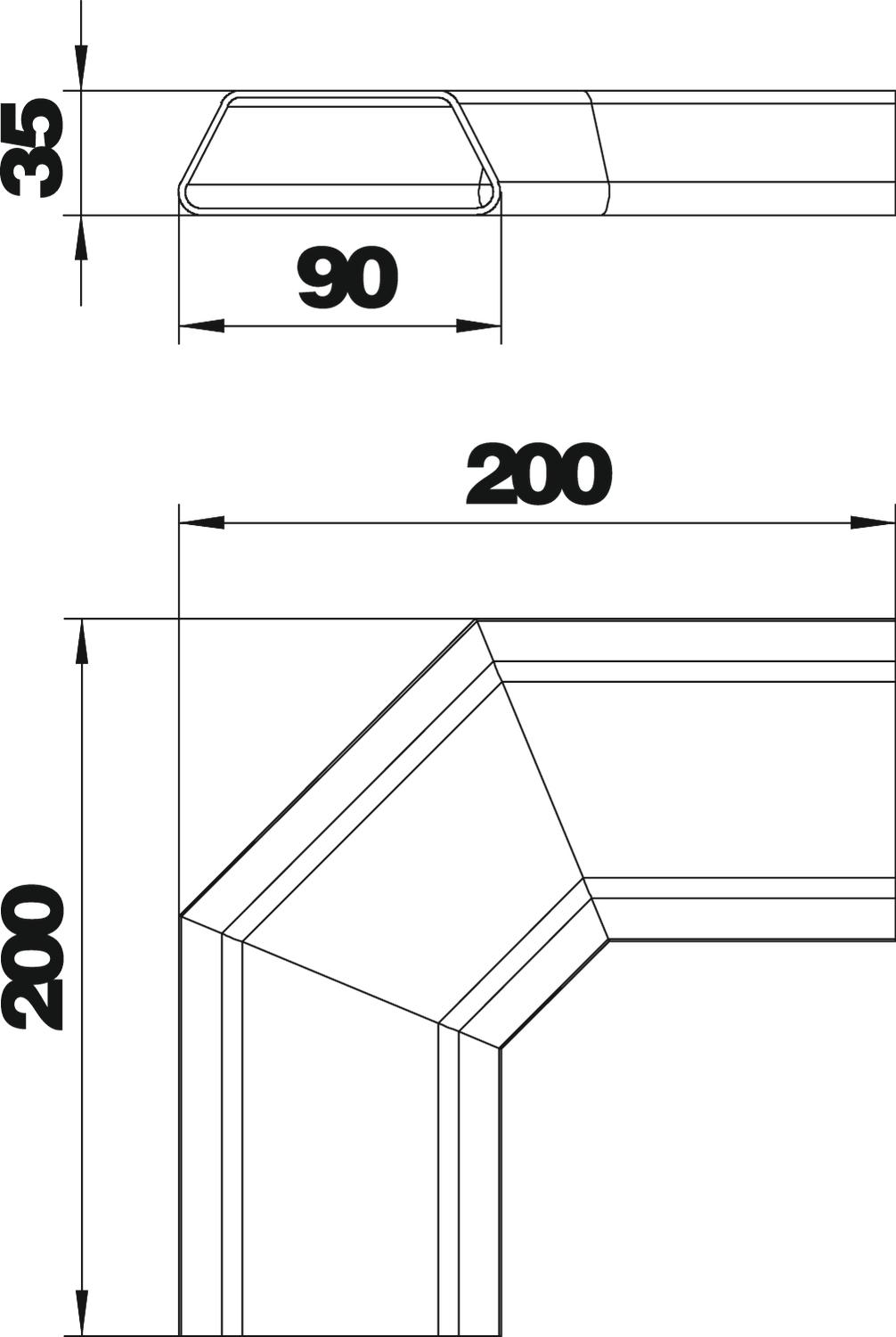 EÜK horizontal bend | OBO